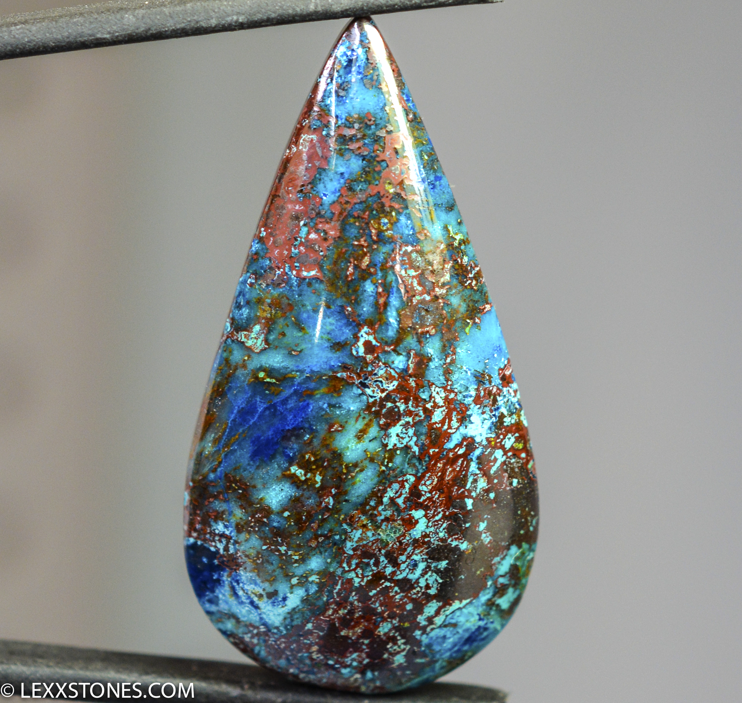 Apache Chrysocolla Shattuckite Lexx Stones | Lexx Stones