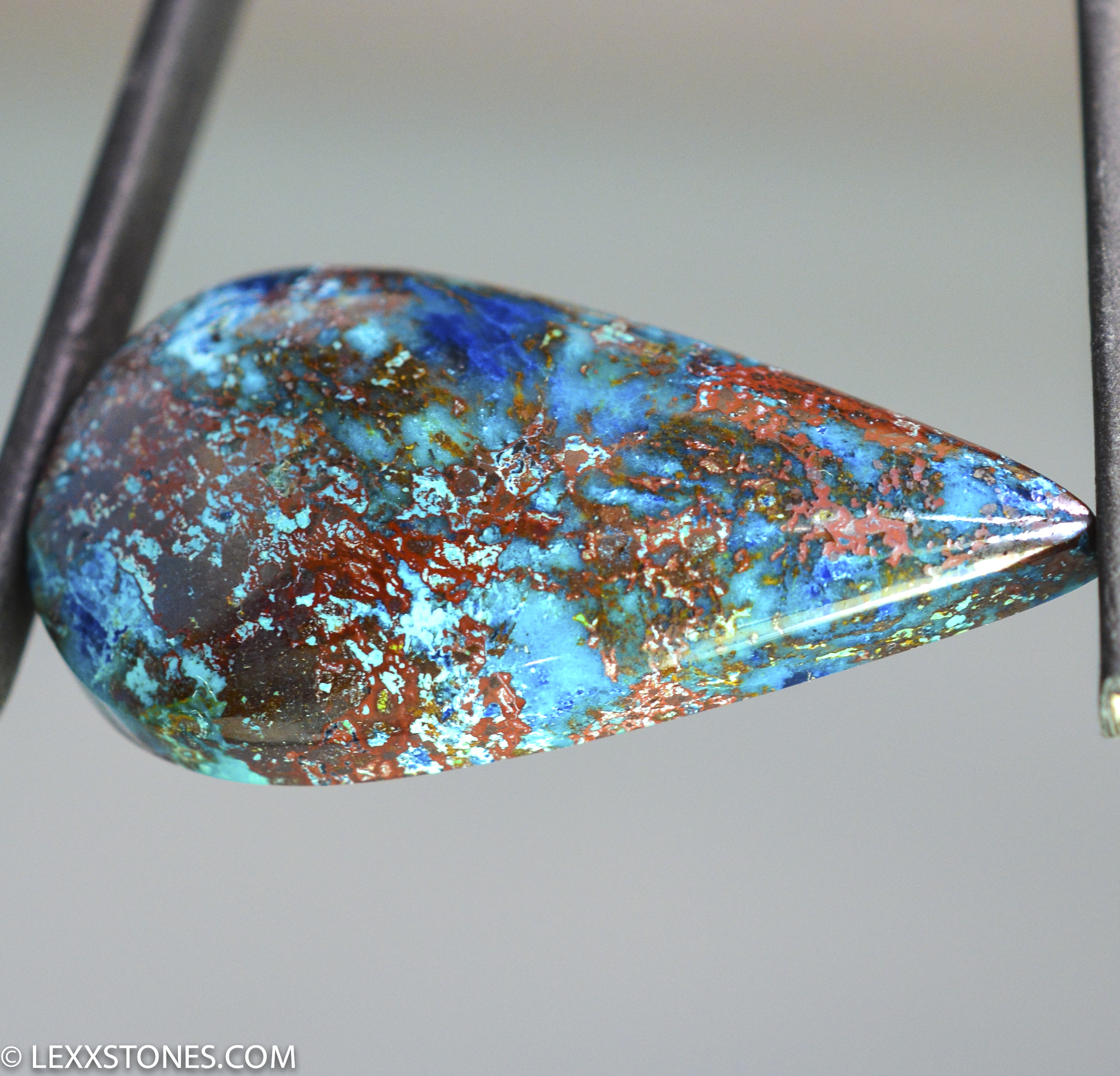 Apache Chrysocolla Shattuckite Lexx Stones | Lexx Stones