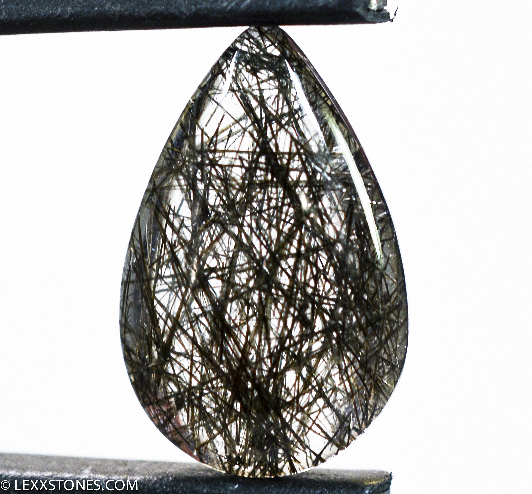 Black Rutile Quartz Lexx Stones | Lexx Stones